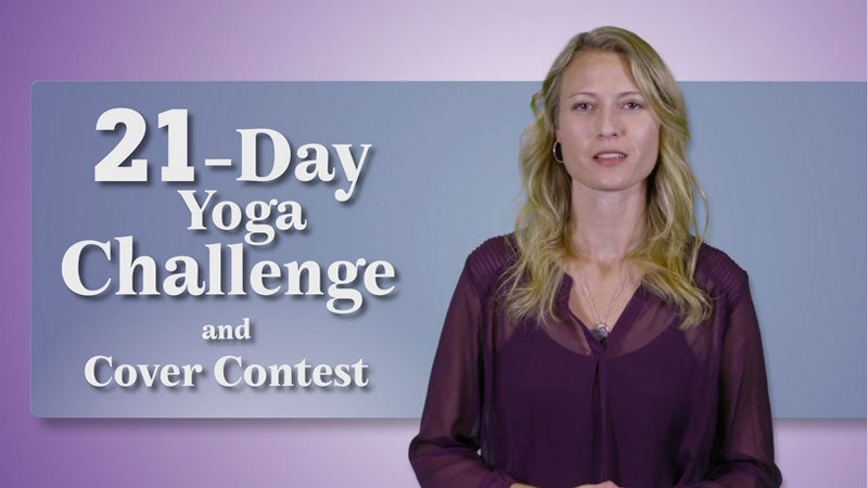 Be on the Cover of Yoga Journal: 21-Day Yoga Challenge