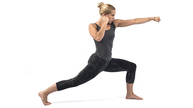 11 BoxingYoga Poses to Punch Up Your Arms, Abs + Attitude