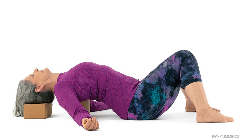 3 Variations of Supported Fish Pose to Try at Home