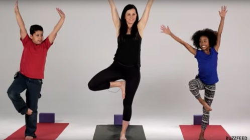 Watch These Kids Take Their First-Ever Yoga Class | Yoga for Kids