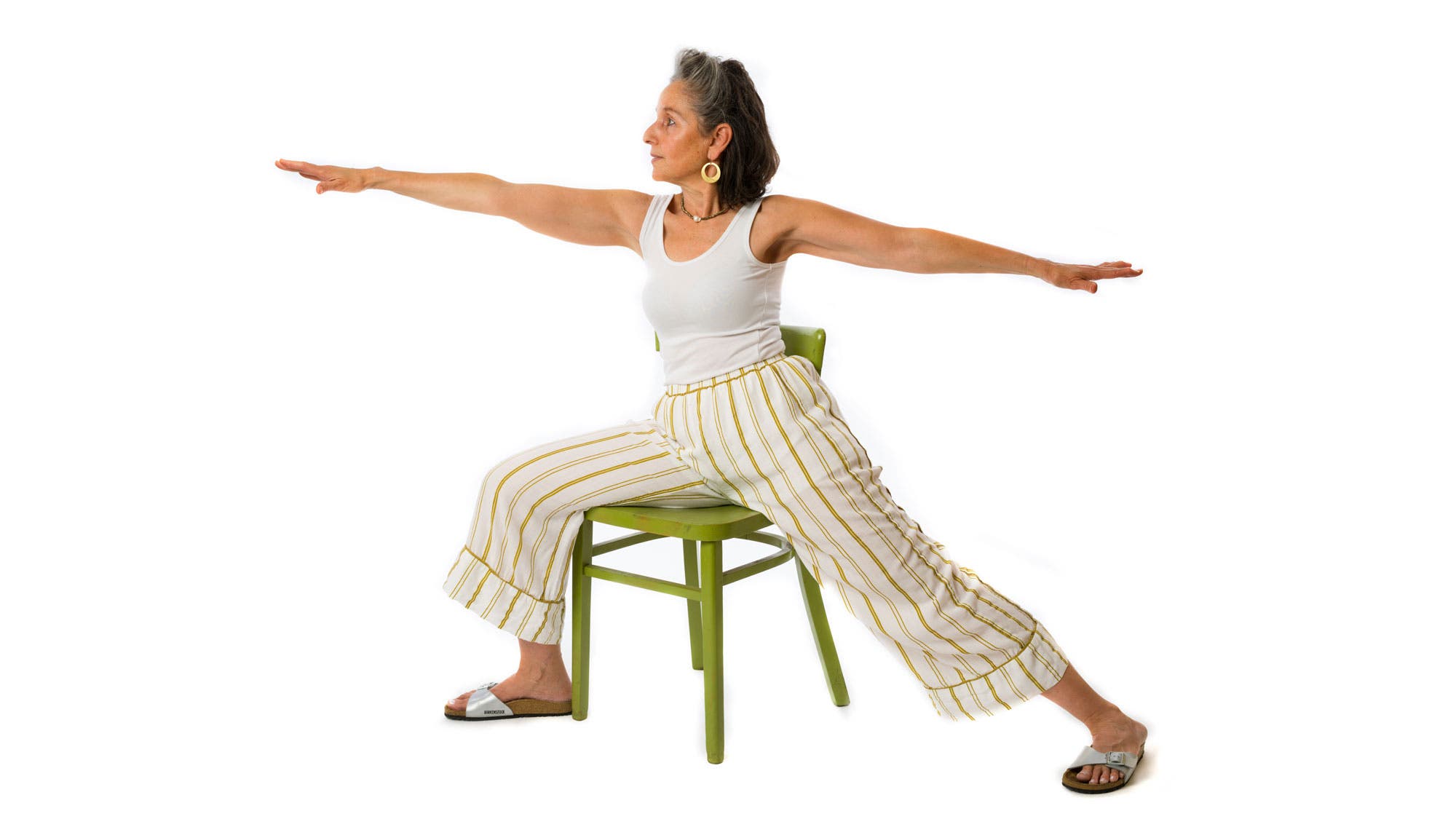 5 Chair Yoga Sequences That Will Have You on the Edge of Your Seat