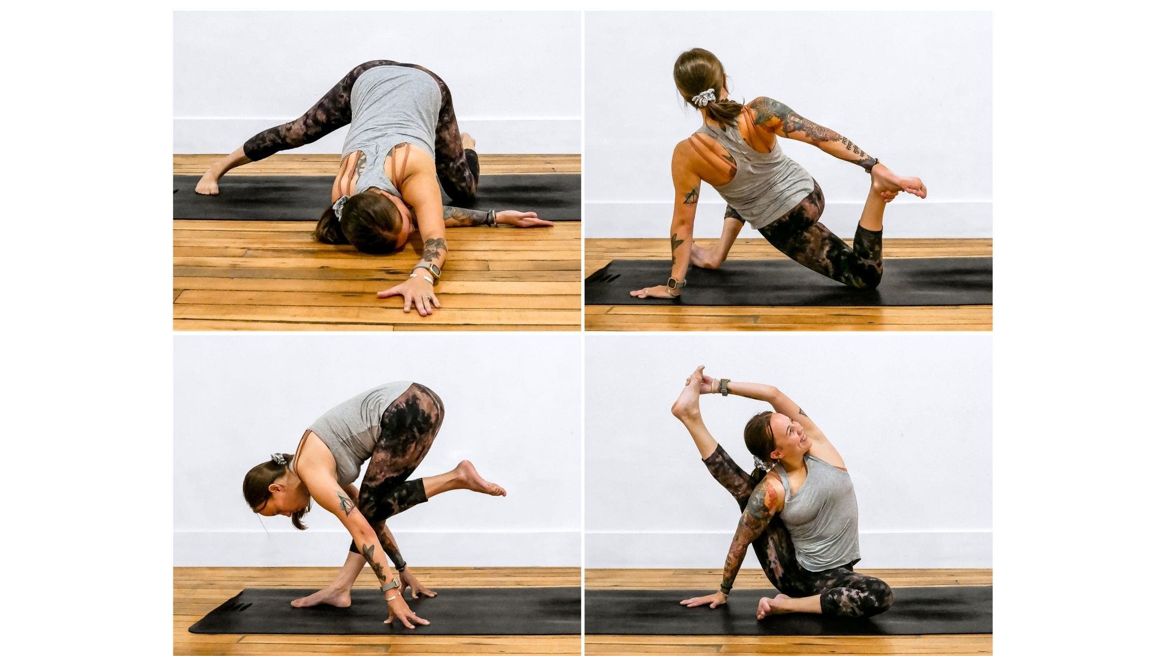 How to Come Into Compass Pose