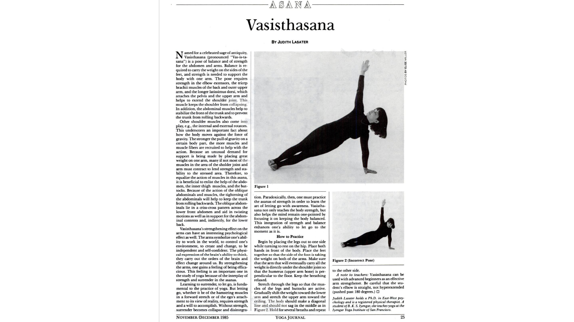 A Yoga Pose That Builds Both Arm + Core Strength? Vasisthasana.
